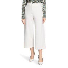 Culotte Betty Barclay "Damen unifarben", Damen, Gr. 38, Normalgr&ouml;&szlig;en, wei&szlig; (rohwei&szlig;), Obermaterial: 96% Polyester, 4% Elasthan, relaxed fit 3/4-L&auml;nge, Hosen Culotte