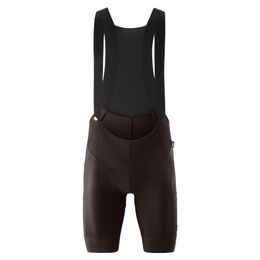 Fahrradhose Gonso "SQlab GO Bib Cargo M", Herren, Gr. 3XL, Normalgr&ouml;&szlig;en, dunkelbraun, 80% Polyamid, 20% Elasthan, Hosen Fahrradhose, Herren Radhose, Radlerhose mit speziellem SQlab Sitzpolster, Tight Fit