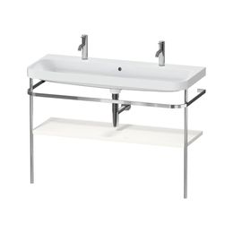 Duravit M&ouml;belwaschtisch-Kombi Happy D.2 Plus 117,5x49cm, 1 HL, m Konsole, we hgl (HP4849O22220000)