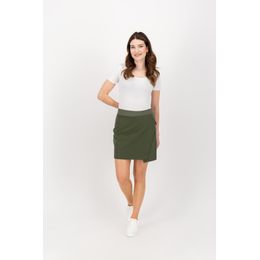2-in-1-Shorts DEPROC Active "GRANBY V SKORT & Short Rock", Herren, Gr. 48 (XL), Normalgr&ouml;&szlig;en, olive, 92% Polyester; 8% Elasthan, Hosen, auch in Gro&szlig;en Gr&ouml;&szlig;en erh&auml;ltlich