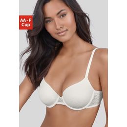 Lascana Schalen-BH 'Elisa' beige Gr. 80B. Mit B&uuml;gel