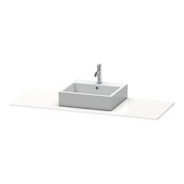Duravit Konsole XSquare 140x55x1,6cm, m 1 AS, Ausschn re, sw hgl (XS060GR4040)