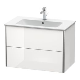 Duravit Waschtischunterschrank XSquare 81x47,8cm, graph m, 2 Schubk., wandh&auml;ngend (XS417204949)