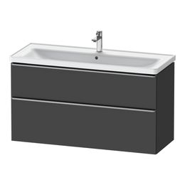 Duravit Waschtischunterschrank D-Neo 118,4x45,2x62,5cm, 2 A, wd, ES geb/Gra m (DE4391070490000)