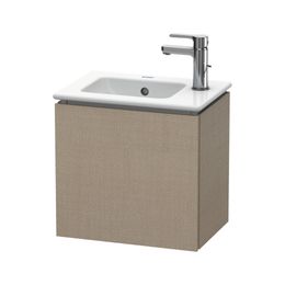 Duravit Waschtischunterschrank L-Cube 42x29,4x40cm, wandh&auml;ngend, T&uuml;r links, leinen (LC6272L7575)