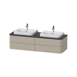 Duravit Waschtischunterschrank o. ES Happy D.2 Plus 40,8x160cm, 4 SchKa., BP b, Tau s-matt (HP4964B60600010)
