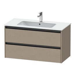 Duravit Waschtischunterschrank Ketho.2 101x48cm, lei, 2 Schub., wandh&auml;ngend (K25264075750000)