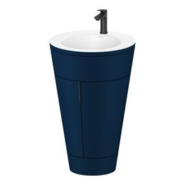Duravit Waschtischunterschrank c-bonded Set Starck 1 56x86,4x60,5cm, st, Gr. sw, blau s-matt (S19512OBD980000)