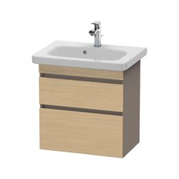 Duravit Waschtischunterschrank Com DuraStyle 58x36,8cm, Ei nat/b ma, 2 SchKa., wandh&auml;ngend (DS647903043)