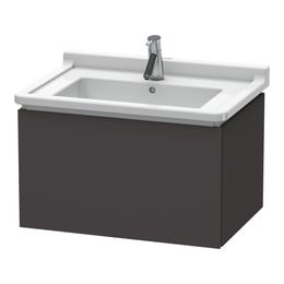 Duravit Waschtischunterschrank L-Cube 67x46,9cm, graph matt, 1 Ausz., wandh&auml;ngend (LC616408080)