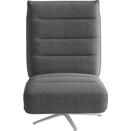 Sit & More TV-Sessel SIT & MORE "Eve", anthrazit, B:80cm H:109cm T:98cm, 100% Polyester, Sessel, mit Herz-Waage und 2 Motoren, Bedienfelder im Sitz
