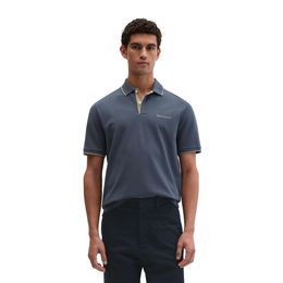 Marc O'Polo Poloshirt MARC O'POLO "aus reiner Bio-Baumwolle", Damen, Gr. L, faded blau, Obermaterial: 100% Baumwolle, unifarben, regular fit, Shirts
