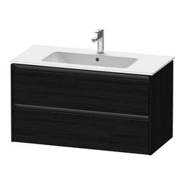 Duravit Waschtischunterschrank Ketho.2 101x48cm, Ei sw, 2 Schub., wandh&auml;ngend (K25264016160000)