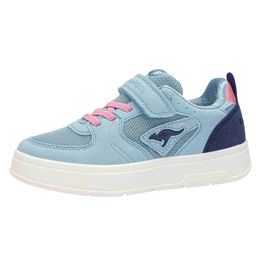 Sneaker Kangaroos "K-GK HICKORY EV", M&auml;dchen, Gr. 33, skyride, daisy pink, Mesh, Synthetik, Schuhe Sneaker