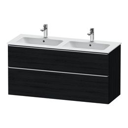 Duravit Waschtischunterschrank D-Neo 128x46,2cm, 1 Kast, 1 A, ES geb/Eiche sw (DE4365070160000)