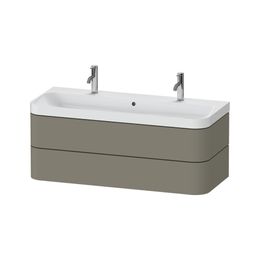 Duravit M&ouml;belwaschtisch Happy D.2 Plus 117,5x49cm, 2 Schubk., steingrau s-matt (HP4379O92920000)