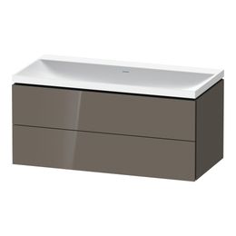 Duravit M&ouml;bel-Set L-Cube 100x48x48cm, o HL, f Gr hgl, 2 Schub. (LC6952N89890000)