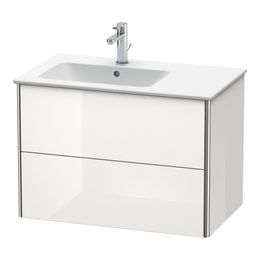 Duravit Waschtischunterschrank XSquare 81x47,8x56cm, 2 La, B l, wd, we s-matt (XS417603636)