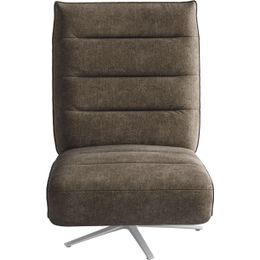 Sit & More TV-Sessel SIT & MORE "Eve", braun, B:80cm H:109cm T:98cm, 100% Polyester, Sessel, mit Herz-Waage und 2 Motoren, Bedienfelder im Sitz