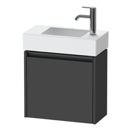 Duravit Waschtischunterschrank Ketho.2 48,4x23,8cm, An L, gra ma, 1 T&uuml;r, wandh&auml;ngend (K25072L49490000)