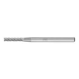Pferd TOOLS Hartmetall Fr&auml;sstift Zylinder ZYAS stirnverzahnt &Oslash; 02x10mm Schaft-&Oslash; 3mm Z3P universal mittel kreuzverzahnt (21200183)
