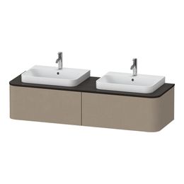 Duravit Waschtischunterschrank o. ES Happy D.2 Plus 35,4x160cm, 1 Auszug, BP b, leinen (HP4946B75750010)