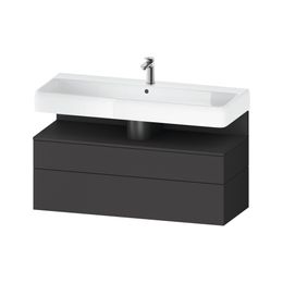 Duravit Waschtischunterschrank Qatego 119x47x59cm, gra m, 1 Kast, m Nischenb (QA4396049490010)
