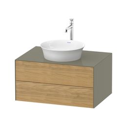 Duravit Waschtischunterschrank White Tulip 80x55cm, E N m/StG g, 2 La, 1 Pl, wandh&auml;ngend (WT49850H5H2)