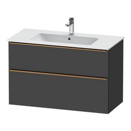 Duravit Waschtischunterschrank D-Neo 101x46,2cm, b geb/Gra m, 1 Kast, 1 Ausz. (DE4363004490000)