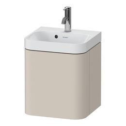 Duravit M&ouml;belwaschtisch Happy D.2 Plus 40x36cm, 1 T., Anschl re, m HL, Tau matt (HP4344O83830000)