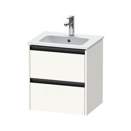 Duravit Waschtischunterschrank Ketho.2 51x42x54,9cm, 2 Schub., wandh&auml;ngend, we. matt (K25261084840000)