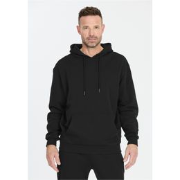 Kapuzensweatshirt NOU "Regent V2", Herren, Gr. L, schwarz, 60% Baumwolle, 40% Polyester, unifarben, normal, ohne Ausschnitt, Sweatshirts, Schmucklos