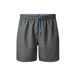 Badeshorts MCS "MCS Bade-shorts MCGarland", Herren, Gr. 3XL, Normalgr&ouml;&szlig;en, iron gate, Obermaterial: 100% Polyester, Badehosen Badeshorts