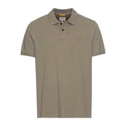 Poloshirt Camel Active, Herren, Gr. XL, khaki, Piqu&eacute;, Obermaterial: 100% Baumwolle, unifarben, normal h&uuml;ftbedeckend, Rundhals, Shirts, mit Logo-Stickerei