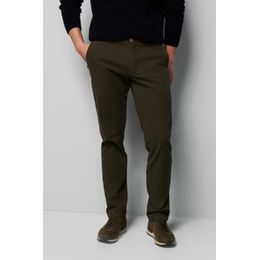 Chinos MEYER "M5 Chino", Damen, Gr. 33, L&auml;nge 34, gr&uuml;n (oliv), 98% Baumwolle, 2% Elasthan, unifarben, regular fit lang, Hosen, M5 Chino im unifarbenem Design
