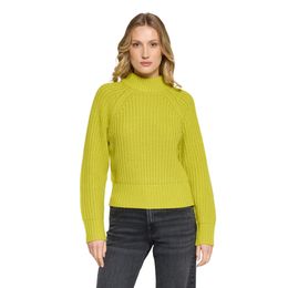 BETTY & CO Strickpullover BETTY & CO "Damen mit Struktur", Damen, Gr. 38, apple gr&uuml;n, Strick, Obermaterial: 85% Polyacryl, 15% Wolle, figurumspielend normal, Pullover Strickpullover