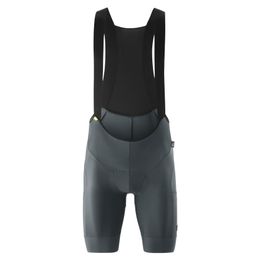 Fahrradhose Gonso "SQlab GO Bib Cargo M", Herren, Gr. S, Normalgr&ouml;&szlig;en, dunkelgrau, 80% Polyamid, 20% Elasthan, Hosen Fahrradhose, Herren Radhose, Radlerhose mit speziellem SQlab Sitzpolster, Tight Fit