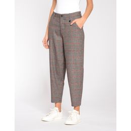 Weite Jeans Gang "Gang Hosen Balloon 94ANTONIA CROPPED", Damen, Gr. 30, Einheitsgr&ouml;&szlig;e, grau, Stoff, 65% Polyester, 32% Viskose, 3% Elasthan, Jeans