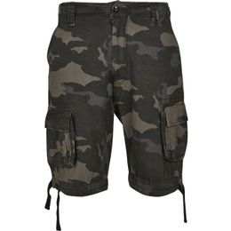 Stoffhose Brandit "Brandit Herren Urban Legend Cargo Shorts", Herren, Gr. 7XL, US-Gr&ouml;&szlig;en, schwarzcamo, 65% Polyester, 35% Baumwolle, normal, Hosen Stoffhose