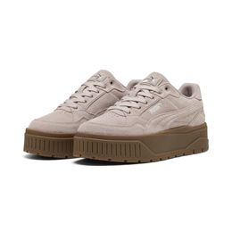 Sneaker Puma "Karmen II Idol Suede Sneakers Damen", Damen, Gr. 36, rose latte beige, Obermaterial: Synthetik, Textil, Kuhleder. Futter: Textil. Innensohle: Textil. Laufsohle: Gummi, Schuhe Sneaker