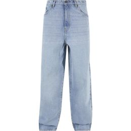 Bequeme Jeans Urban Classics "Urban Classics Herren Heavy Ounce Baggy Fit Jeans", Herren, Gr. 38, Normalgr&ouml;&szlig;en, new light blau washed, 100% Baumwolle, unifarben, Jeans