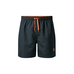 Badeshorts MCS "MCS Bade-shorts MCGarland", Gr. L, Normalgr&ouml;&szlig;en, schwarz sapphire, Obermaterial: 100% Polyester, Badehosen Badeshorts
