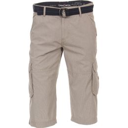 3/4-Hose Casamoda "Casamoda 3/4 - Bermuda uni", Herren, Gr. 33, Normalgr&ouml;&szlig;en, beige, 100% Baumwolle, Hosen
