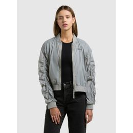 Blouson Khujo "TUVAY", Damen, Gr. L, cloud gr&uuml;n, Web, 100% Nylon, unifarben, regular fit h&uuml;ftlang, eingesetzt Rippb&uuml;ndchen, Jacken Blouson