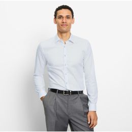 OLYMP Herren Langarmhemd "No. Six"wei&szlig;, Gr. 43, Web, Obermaterial: 100% Baumwolle, Hemden, Businesshemd, super slim, Kentkragen