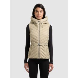 Steppweste Khujo "DEMIE", Damen, Gr. XL, mint gr&uuml;n, 100% Nylon, unifarben, slim fit, Westen Steppweste