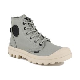 Schn&uuml;rboots Palladium "PAMPA HI HTG SUPPLY", Damen, Gr. 44, abbey stone, Textil, Schuhe Schn&uuml;rboots, Schn&uuml;rstiefel, Schn&uuml;rstiefelette aus Canvas