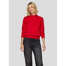 Strickpullover Rabe "Pullover", Damen, Gr. 42, rot, 46%Modal, 40%Polyacryl, 14%Polyamid, unifarben, gerade, gerader Abschluss, Pullover Strickpullover