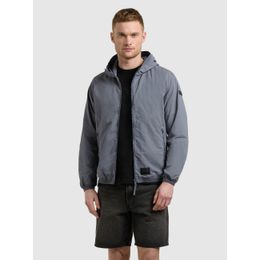 Blouson Khujo "DERF", Herren, Gr. L, misty blau, Web, 100% Nylon, regular fit h&uuml;ftlang, eingesetzt angesetztes B&uuml;ndchen, Jacken Blouson