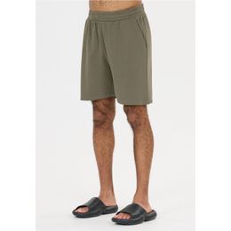 Shorts NOU "Regester V2", Herren, Gr. L, US-Gr&ouml;&szlig;en, olivgr&uuml;n, 60% Baumwolle, 40% Polyester, unifarben, Hosen Shorts, Schmucklos